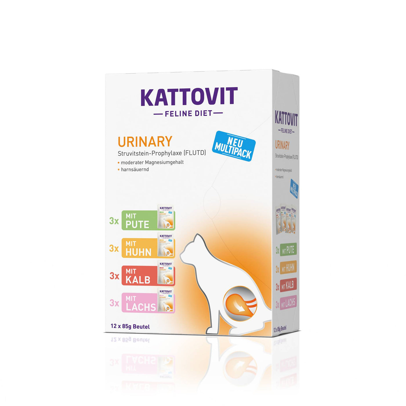KATTOVIT Urinary Multibox Nassfutter | 12 x 85g