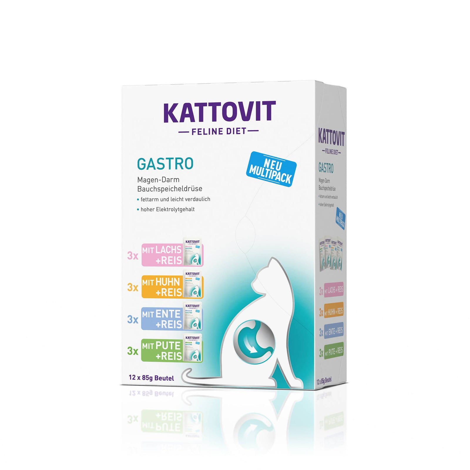 KATTOVIT Gastro Multibox Nassfutter | 12 x 85g